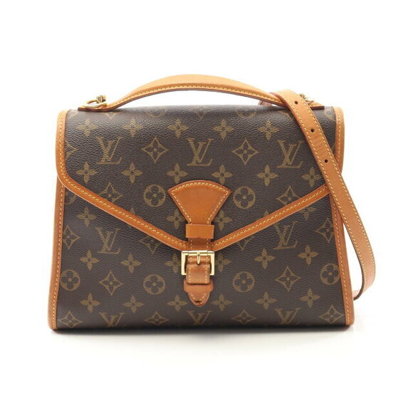 Louis Vuitton | Bags | Louis Vuitton Bel Air Handbag Canvas Leather ...